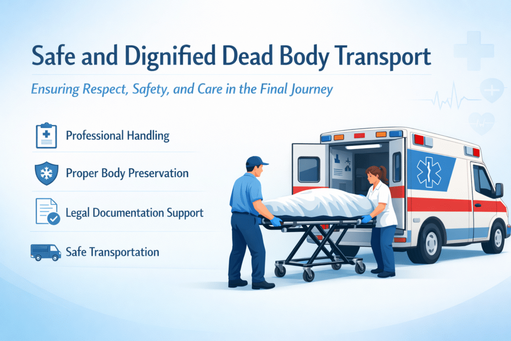 Dead Body transportation Services in India | Save Life
